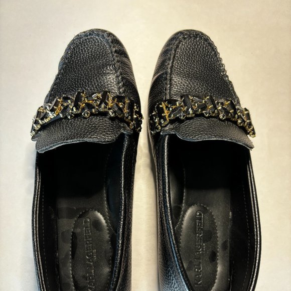 Karl Lagerfeld | Shoes | Karl Lagerfeld Black Slip On Loafers With ...